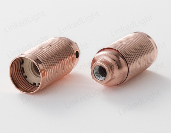 Antique Metal Lamp Holder E14 Pearl Black - Metal Lampholders - LinkedLight - JINGKELUO : Your ...