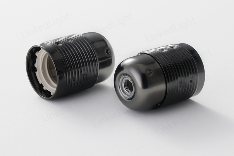 E27 Metal Bulb Socket Red Copper - Metal Lampholders - LinkedLight ...